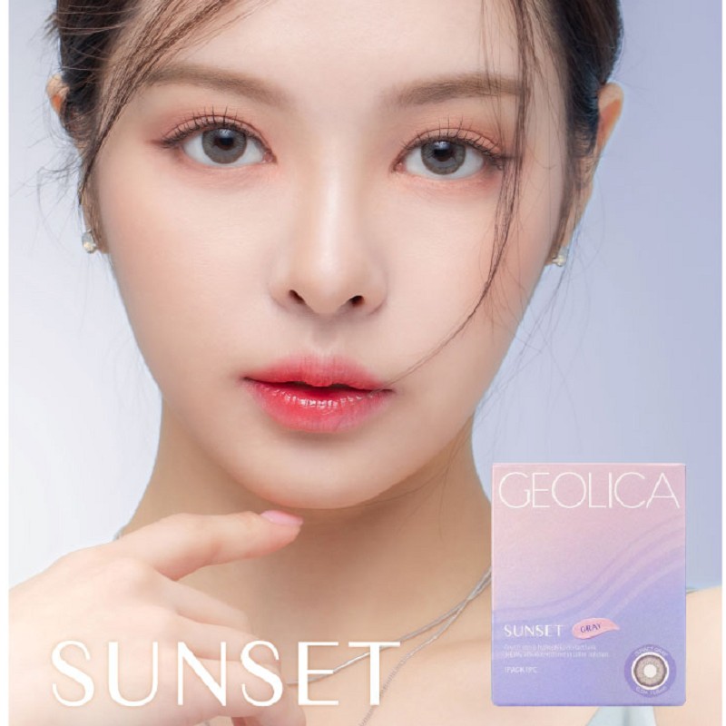GEO〈Sunset〉彩色月拋隱形眼鏡【1片裝】2盒