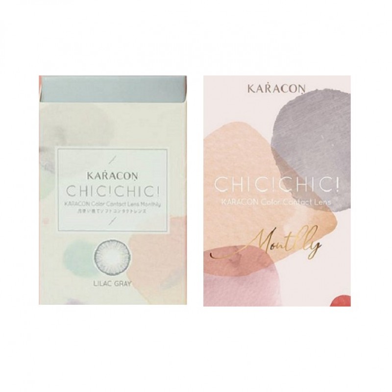 Karacon CHIC!CHIC!卡拉瞳月彩拋隱形眼鏡【1片裝】2盒