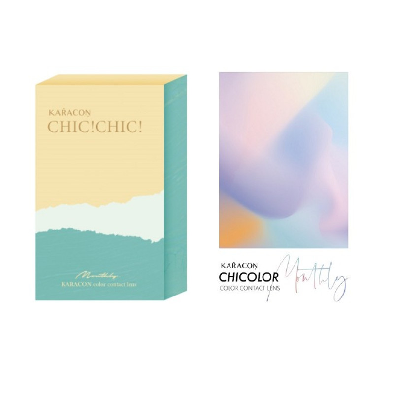 Karacon CHIC!CHIC!卡拉瞳月彩拋隱形眼鏡【1片裝】2盒